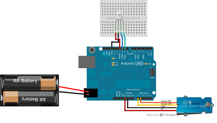 Photo Thermique à base d'arduino — Wikidebrouillard