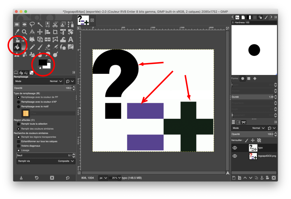 Convertir une image en format xbm — Wikidebrouillard