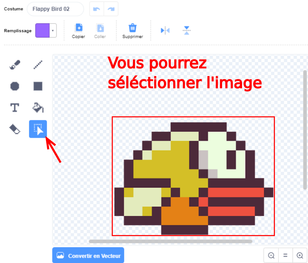 Créer le jeu Flappy Bird sur Scratch — Wikidebrouillard