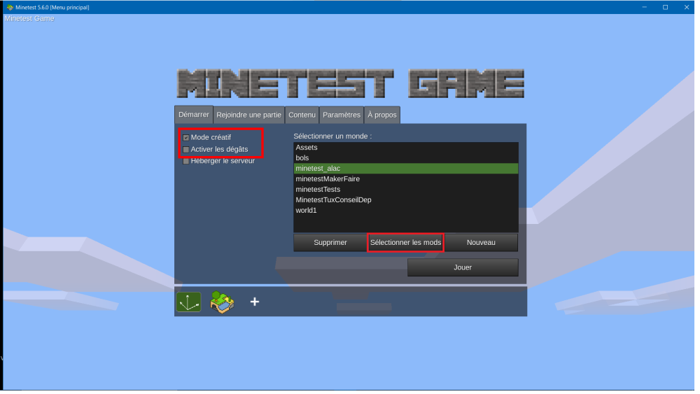 Tutoriel de course SuperTuxKart depuis minetest — Wikidebrouillard